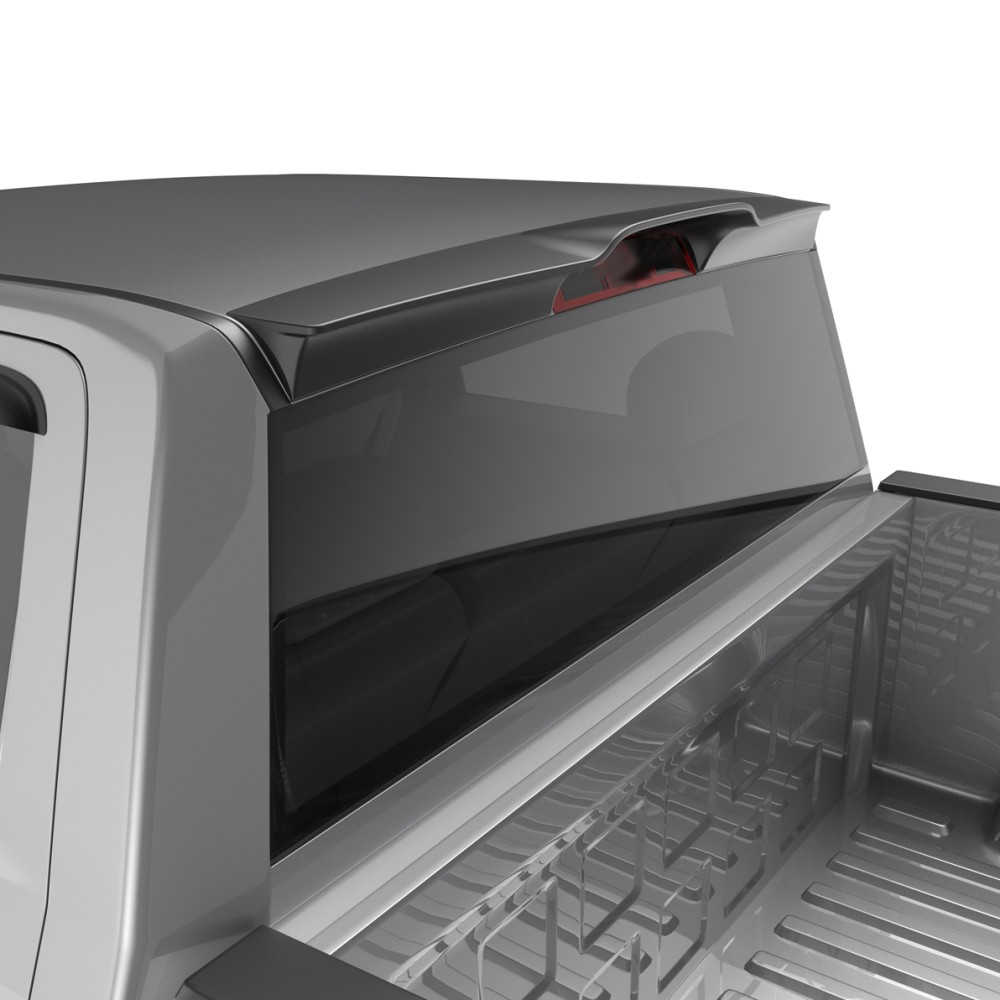 Truck Cab Spoilers : Ram 1500 Matte Black Truck Cab Spoiler ...