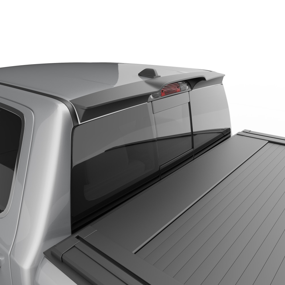 Truck Cab Spoilers : Ram 1500 Crew Cab Matte Black Truck ...