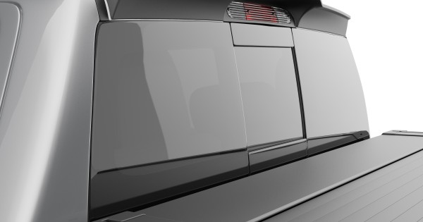 Truck Cab Spoilers : Ram 1500 Crew Cab Matte Black Truck ...