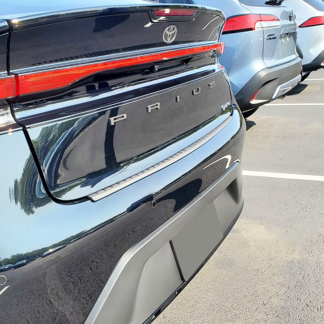 Bumper Protectors : Toyota Prius Rear Bumper Protector 2023 ...