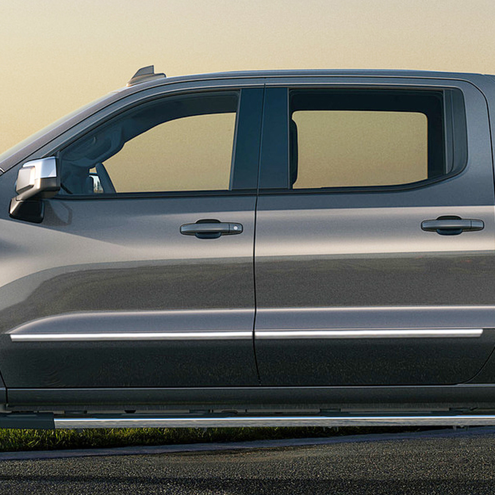 Chrome Body Molding : Chevrolet Silverado 1500 Crew Cab Chrome ...