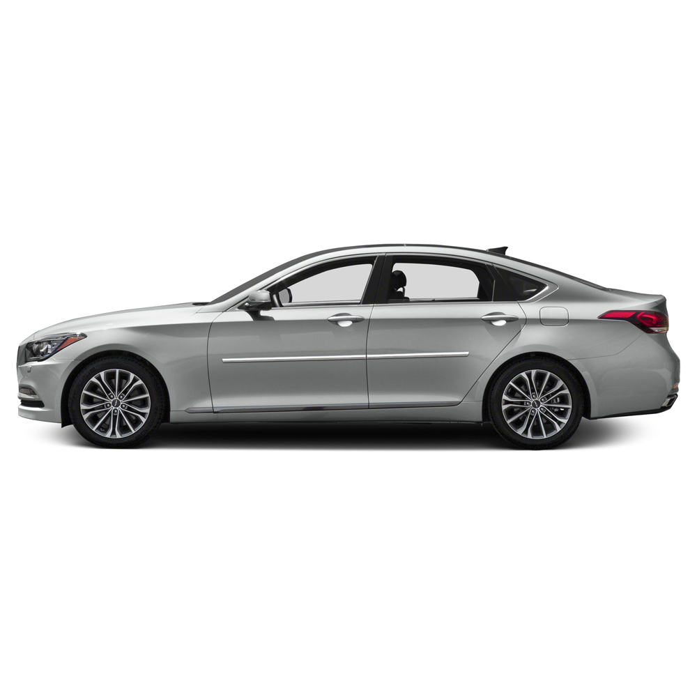 Chrome Body Molding : Hyundai Genesis 4 Door Chrome Body ...