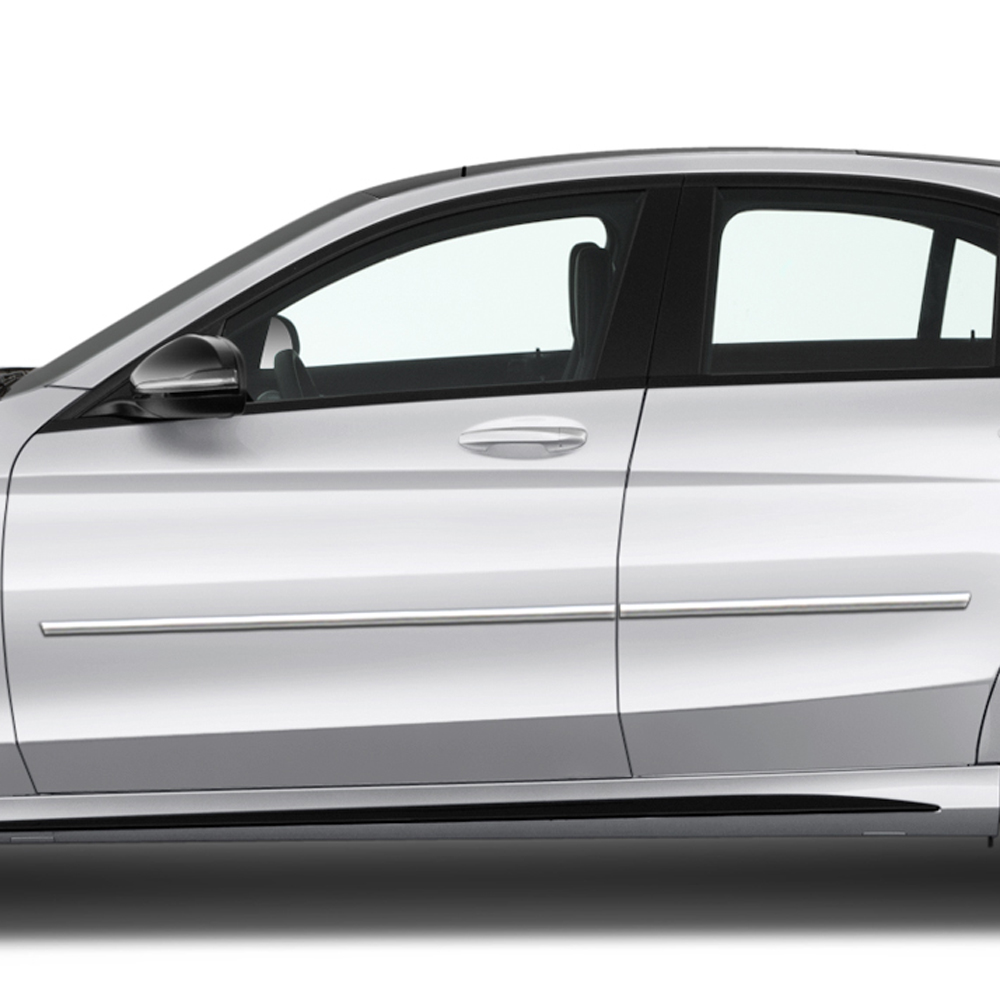 Chrome Body Molding : Mercedes C-Class Sedan Chrome Body ...