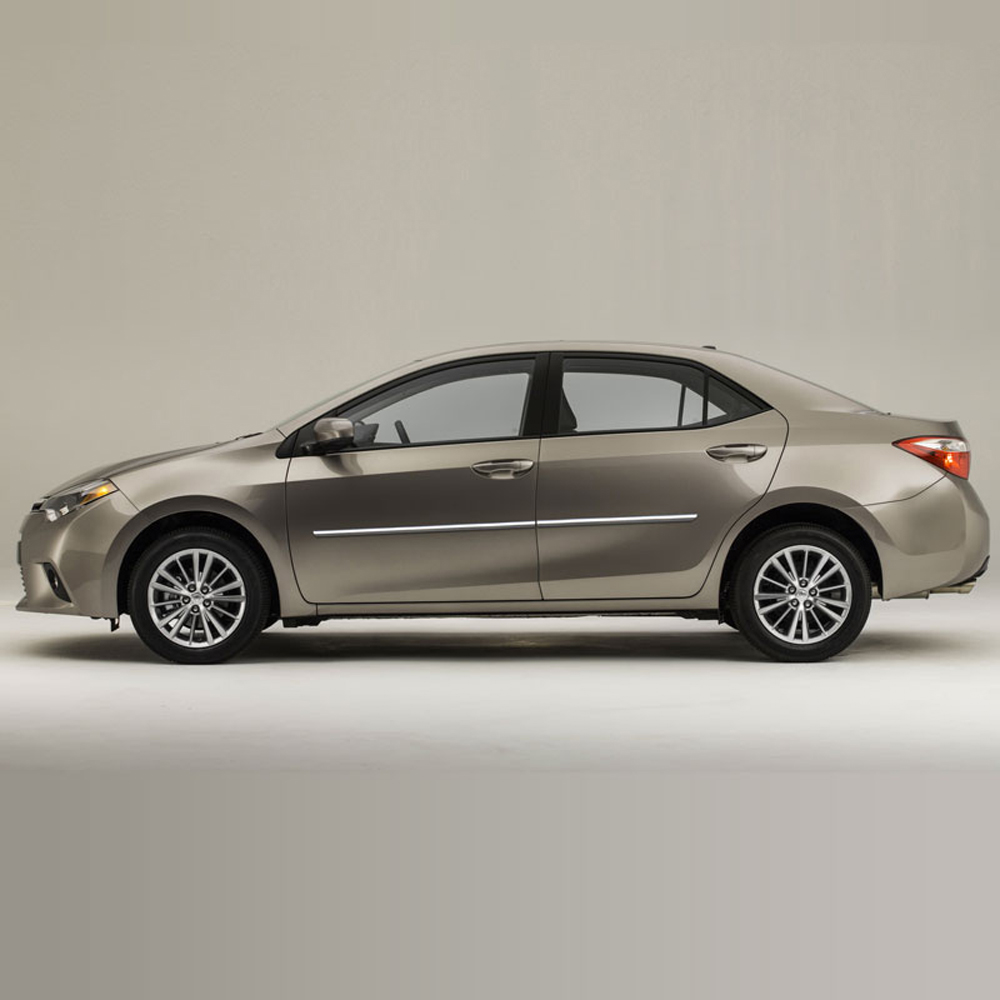 Chrome Body Molding : Toyota Corolla Sedan Chrome Body Molding ...