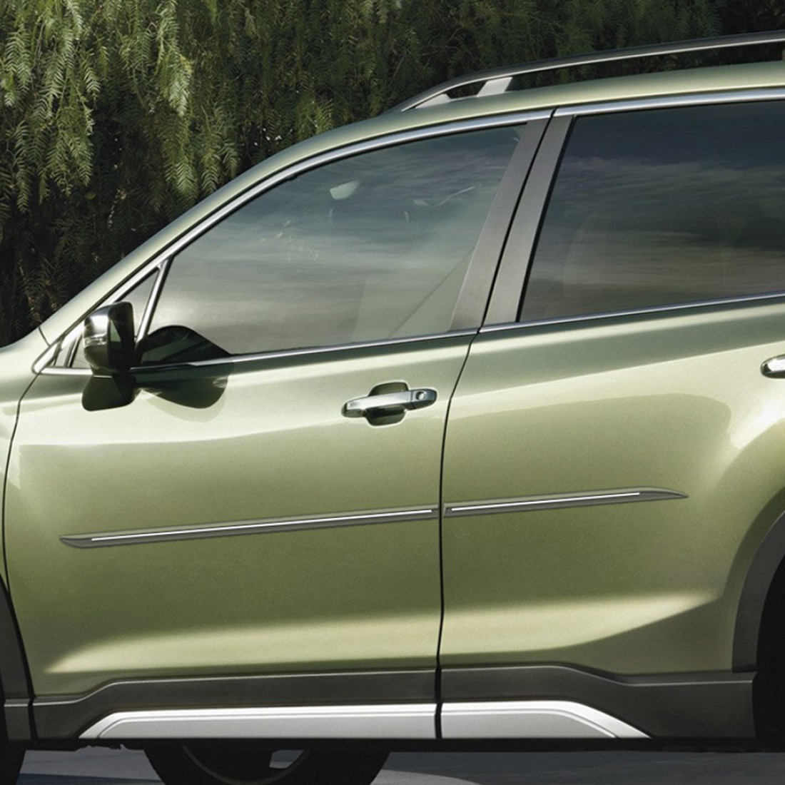 Painted Molding with Chrome Insert : Subaru Forester ChromeLine ...
