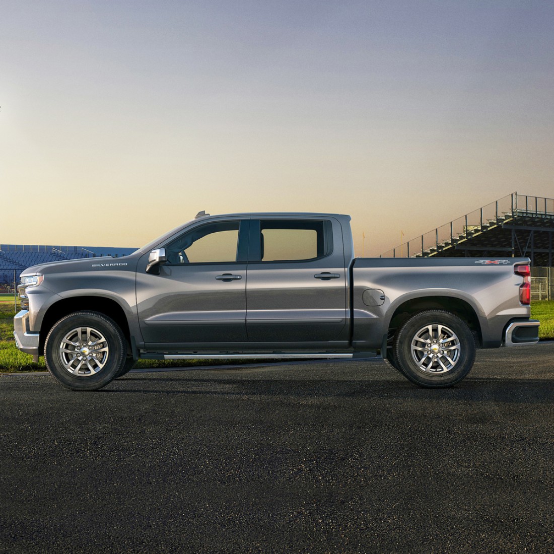 Painted Body Side Molding : Chevrolet Silverado 1500 Crew ...