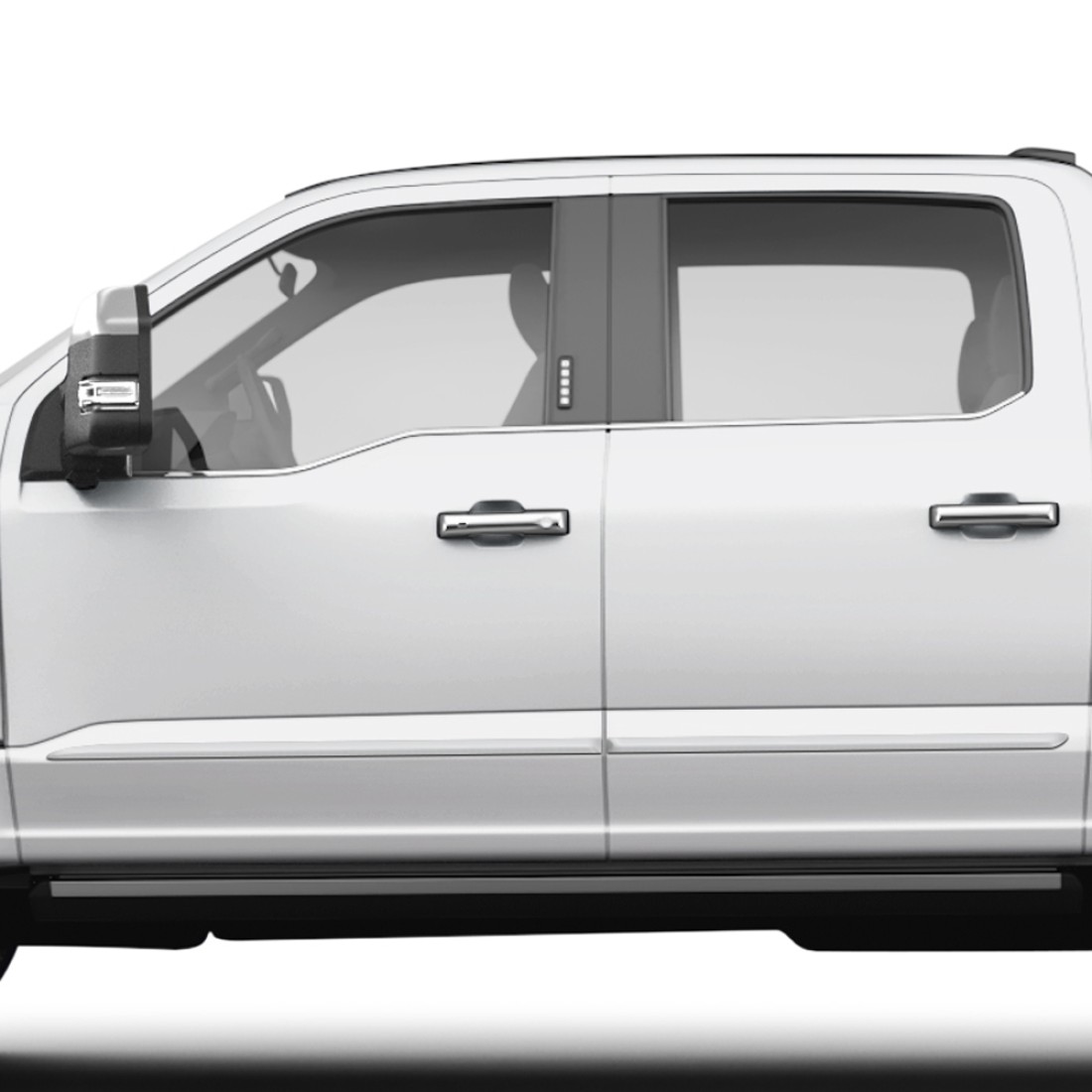Painted Body Side Molding : Ford F-250 SuperCrew Painted ...