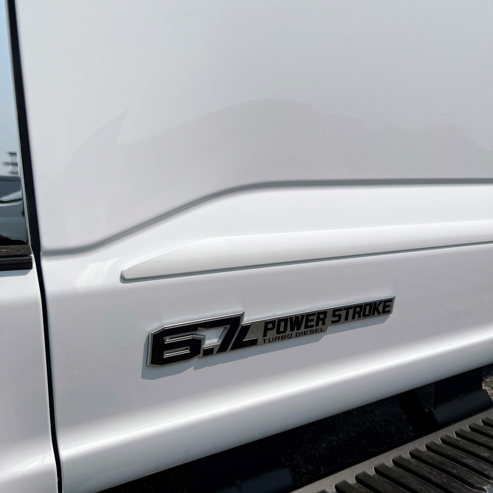 Painted Body Side Molding : Ford F-250 SuperCab Painted ...