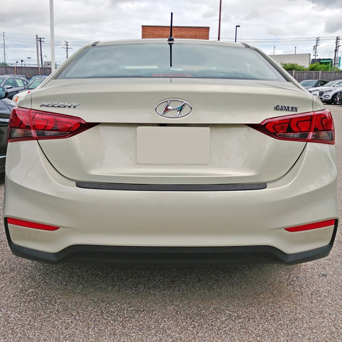 Bumper Protectors : Hyundai Accent Sedan Rear Bumper Protector ...
