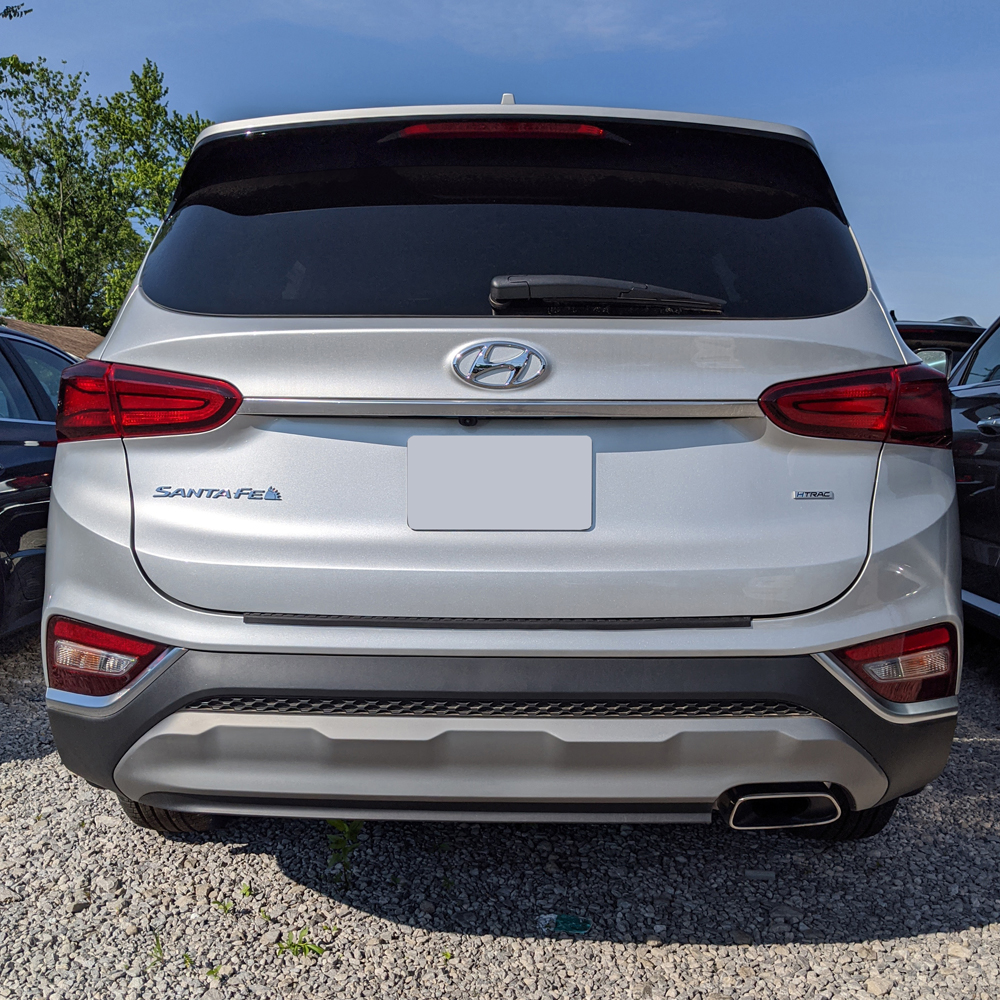 Bumper Protectors : Hyundai Santa Fe Rear Bumper Protector ...