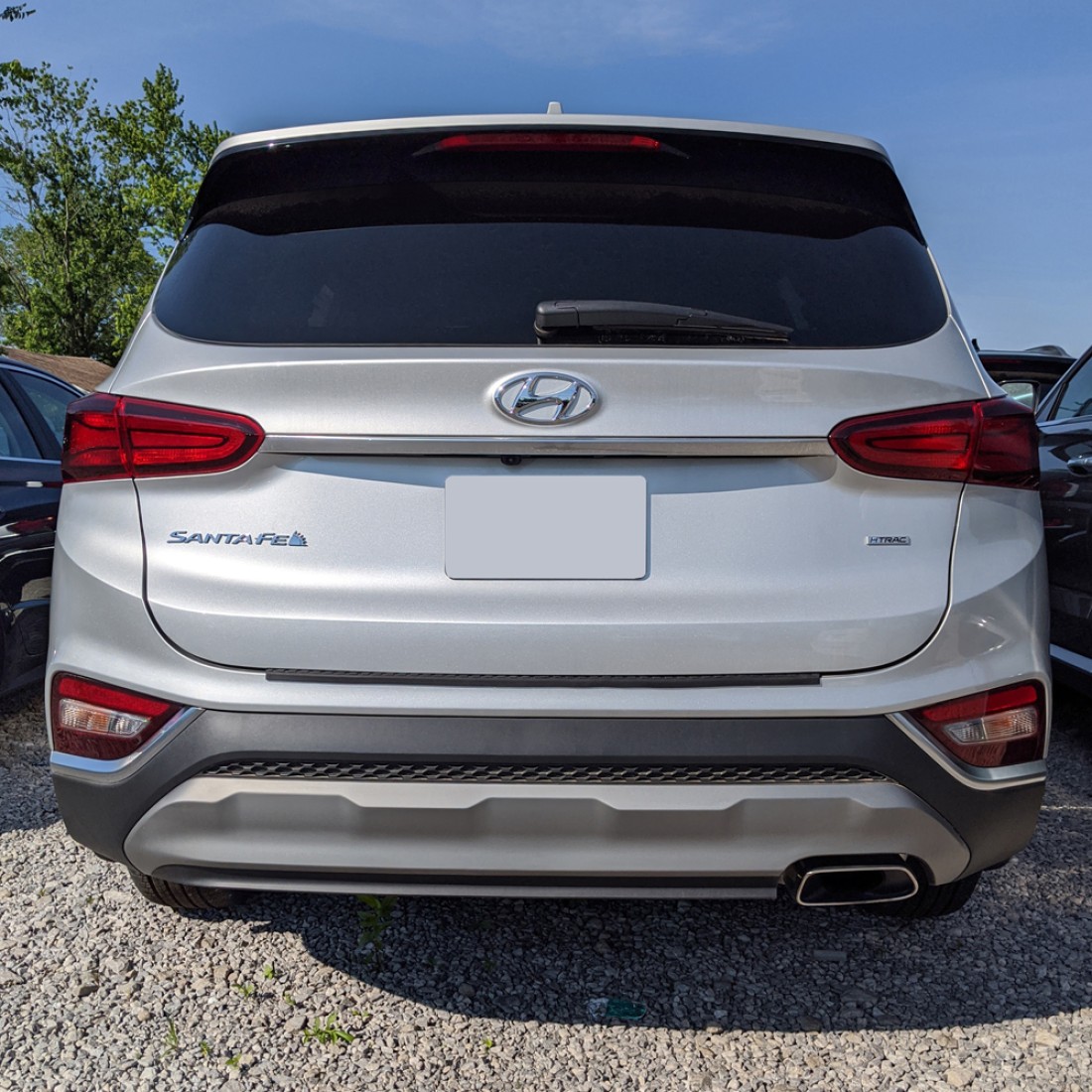 Bumper Protectors : Hyundai Santa Fe Rear Bumper Protector ...