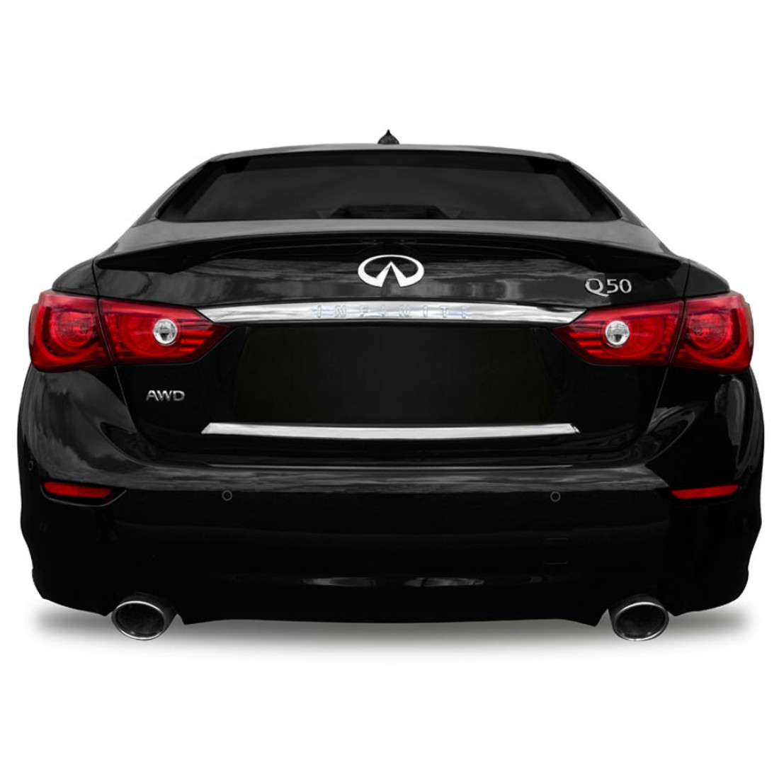 Flush Mount Spoilers : Infiniti Q50 Factory Style Flush ...
