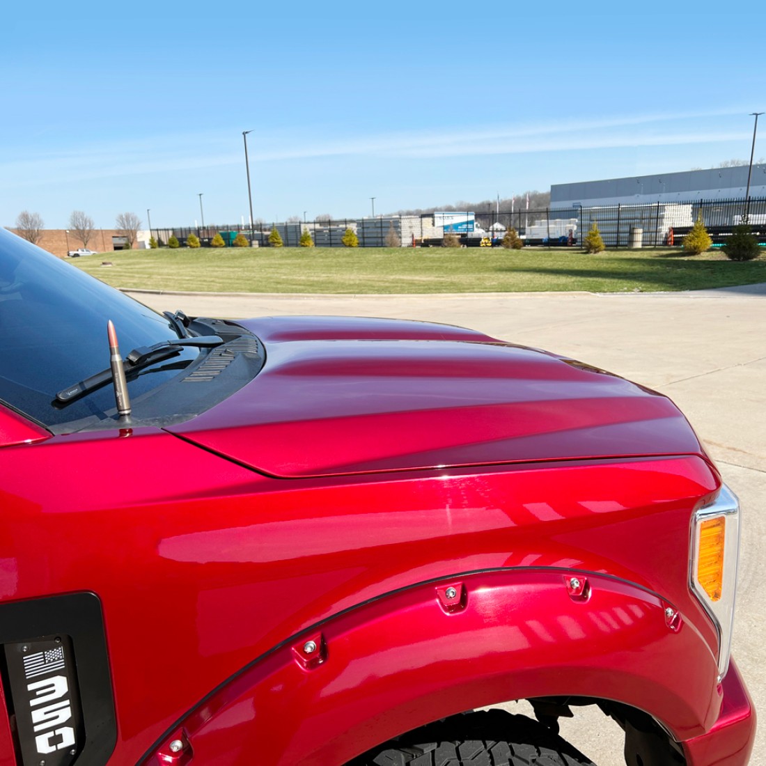 Hoods : Ford F-250 Painted Functional Ram Air Hood 2017 ...