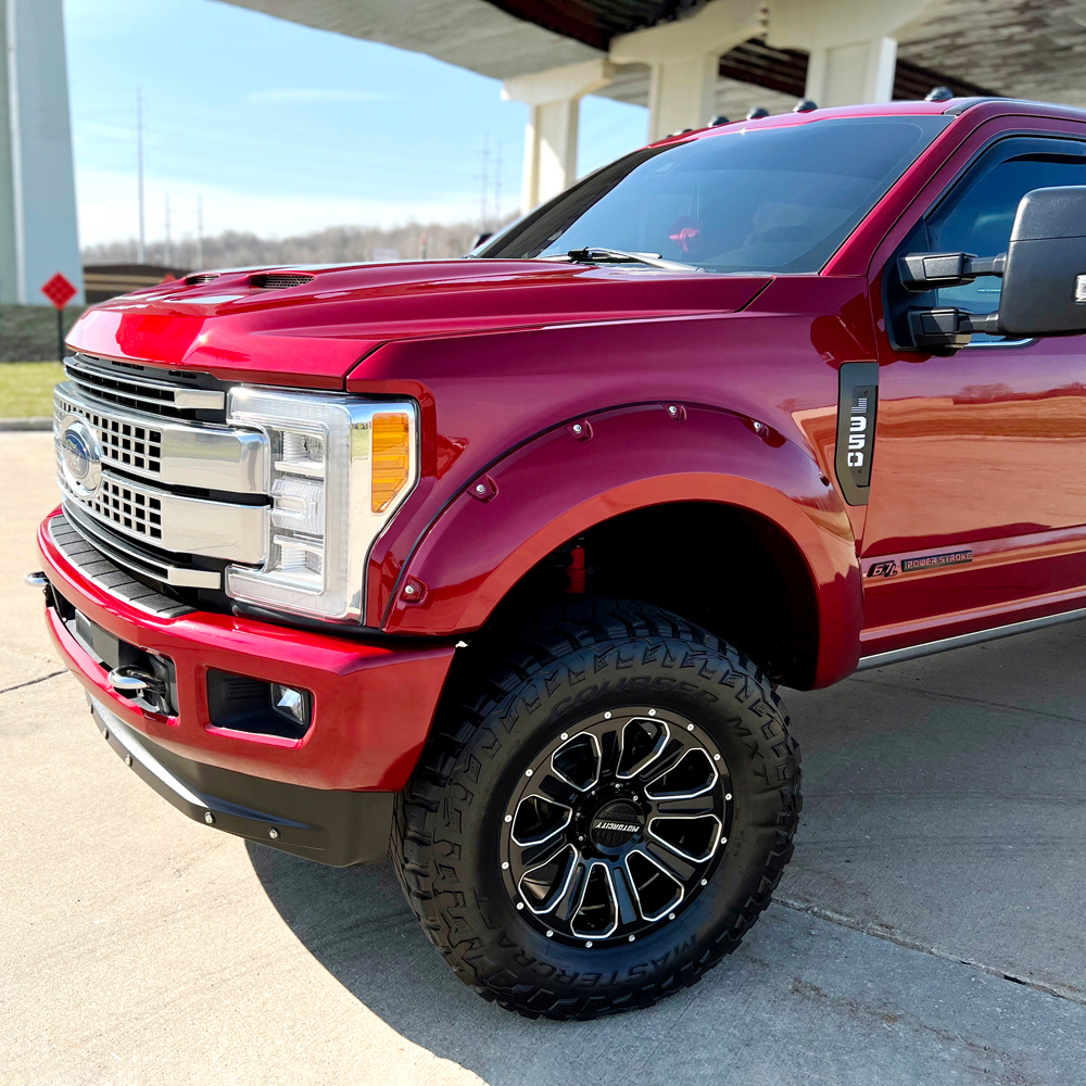 Hoods : Ford F-250 Painted Functional Ram Air Hood 2017 ...