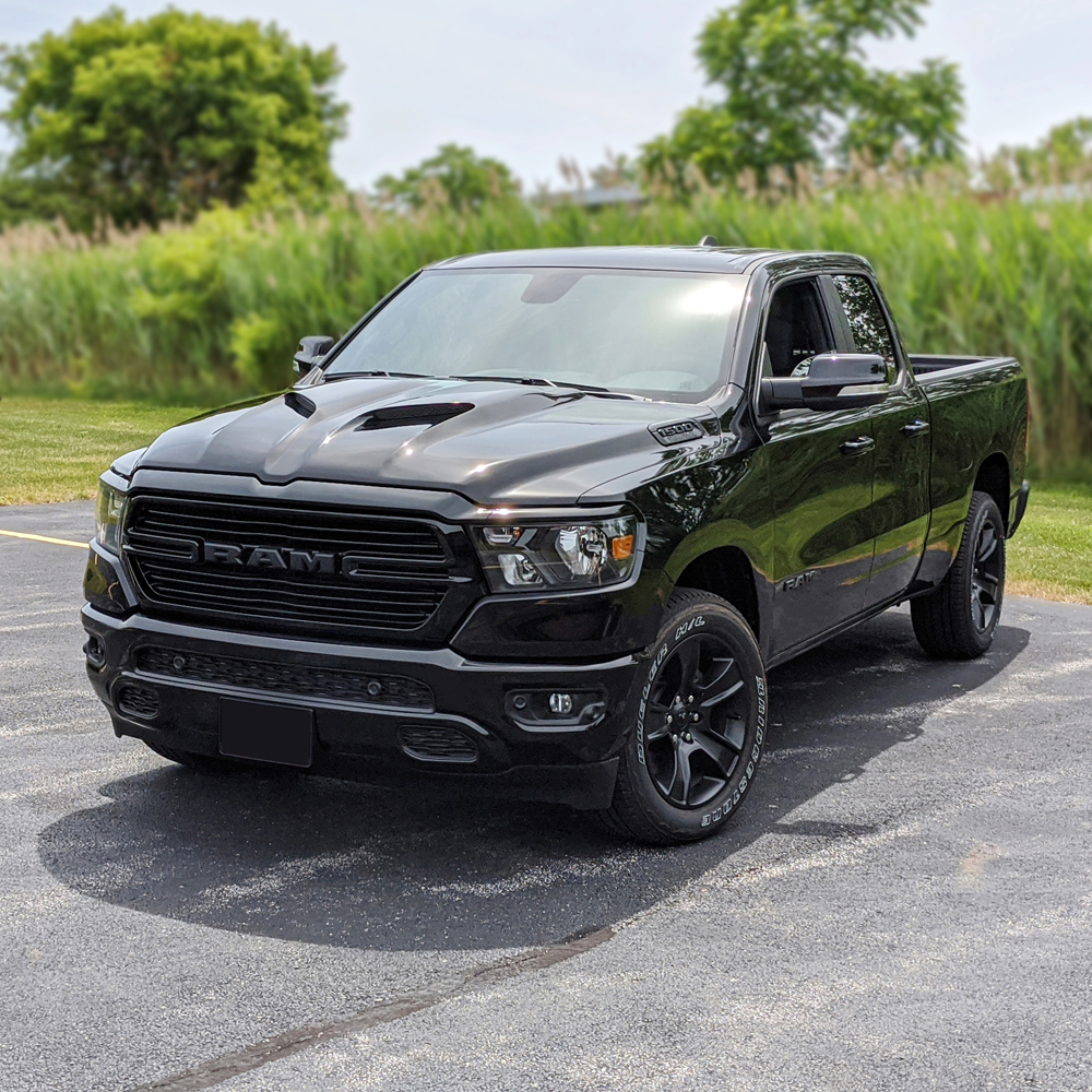 Hoods : Ram 1500 Painted Functional Ram Air Hood 2019