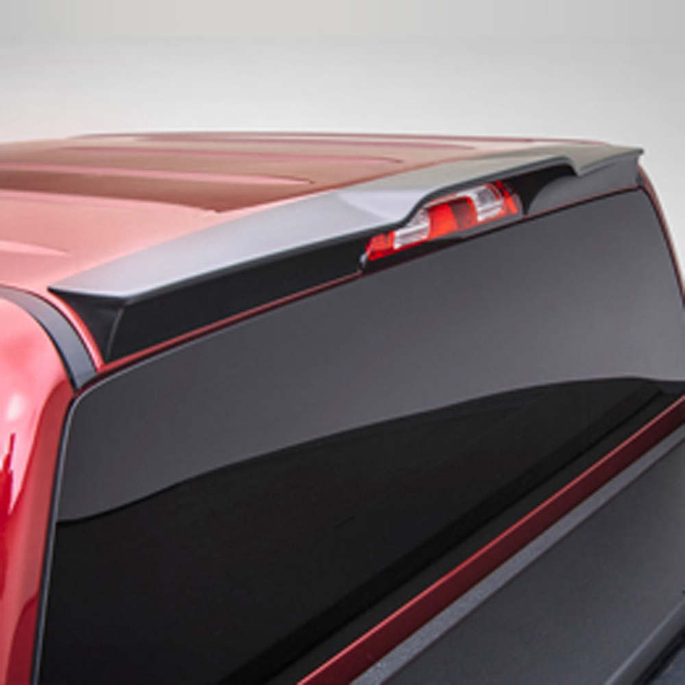 Chevrolet Silverado 1500 Crew Cab Matte Black Truck Cab Spoiler 2014 ...