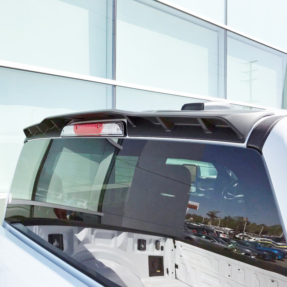 Truck Cab Spoilers : Ford F-150 Matte Black Truck Cab Spoiler ...