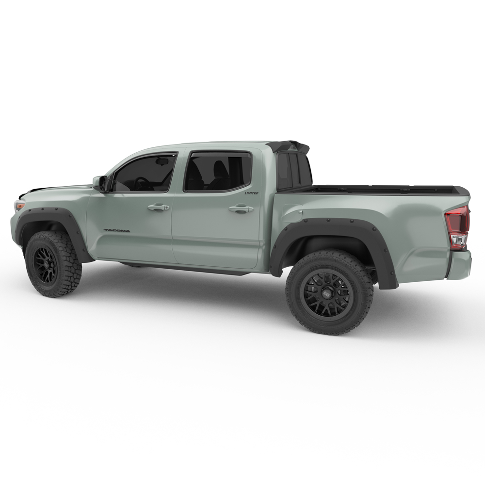 Truck Cab Spoilers : Toyota Tacoma Matte Black Truck Cab ...