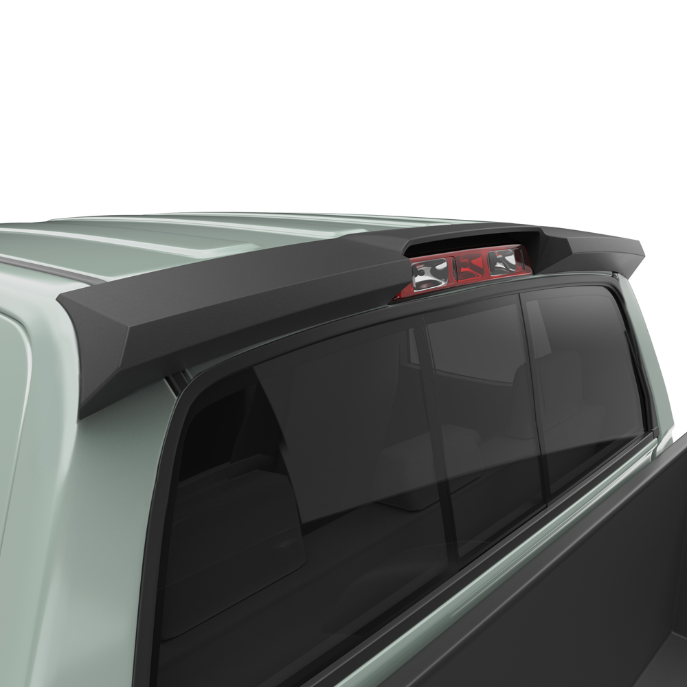 Toyota Tundra CrewMax Matte Black Truck Cab Spoiler 2014 - 2021 ...